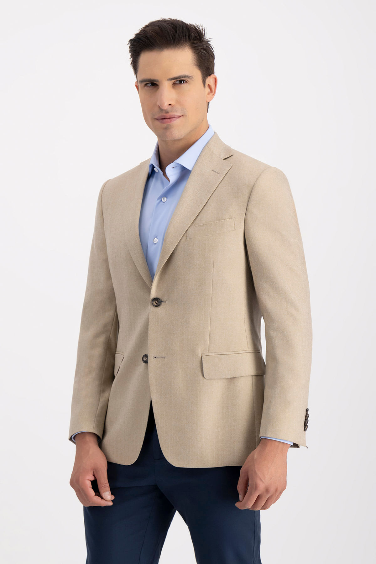 Saco Roberts Beige Slim Fit - Roberts